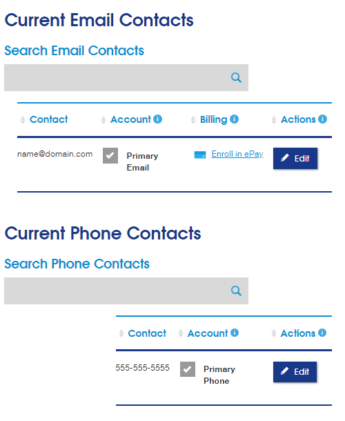 Changing Contact Preferences | TDS