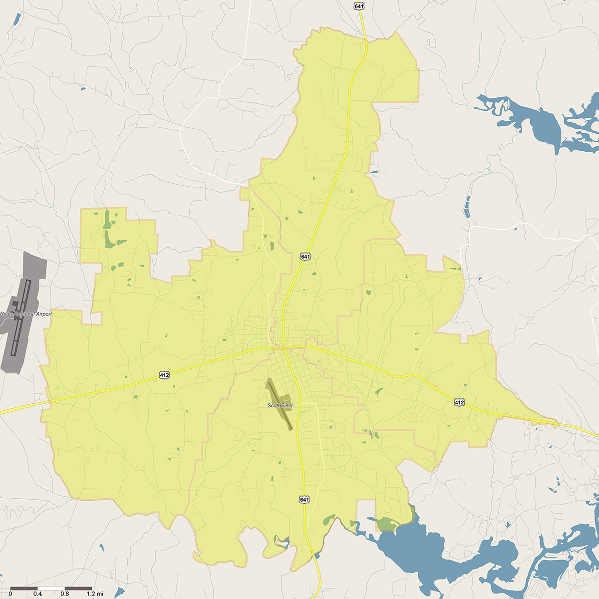 TDS Fiber | Where We're Building in Parsons/Darden, TN