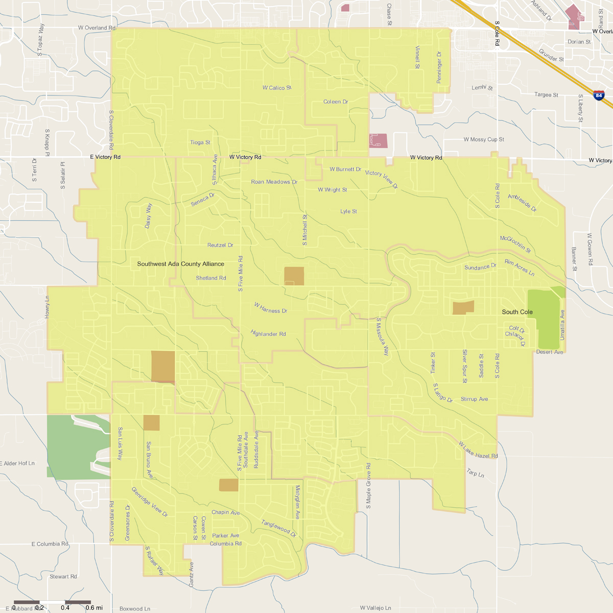 TDS Fiber | Where We're Building in Township of Boise, ID